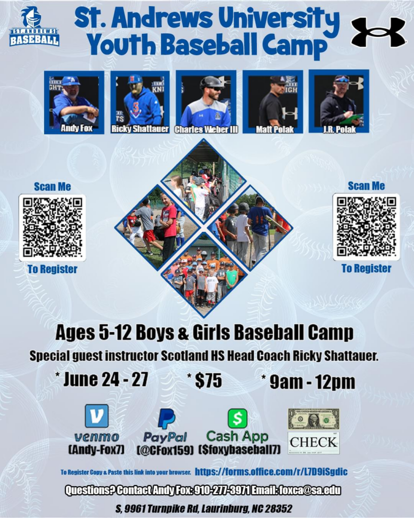 Knights Baseball Camp - St. Andrews University